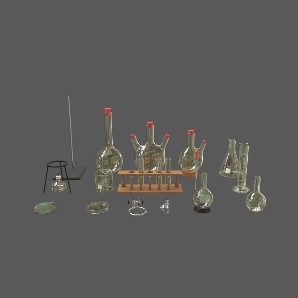 Laboratory equipment 3D model | CGTrader