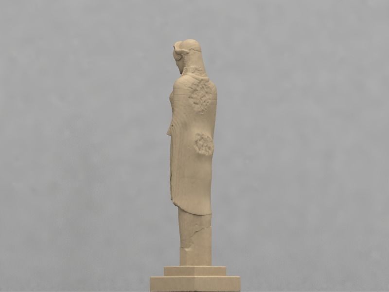 Kouroi Greek Goddess Ancient Sculpture 3D model | CGTrader