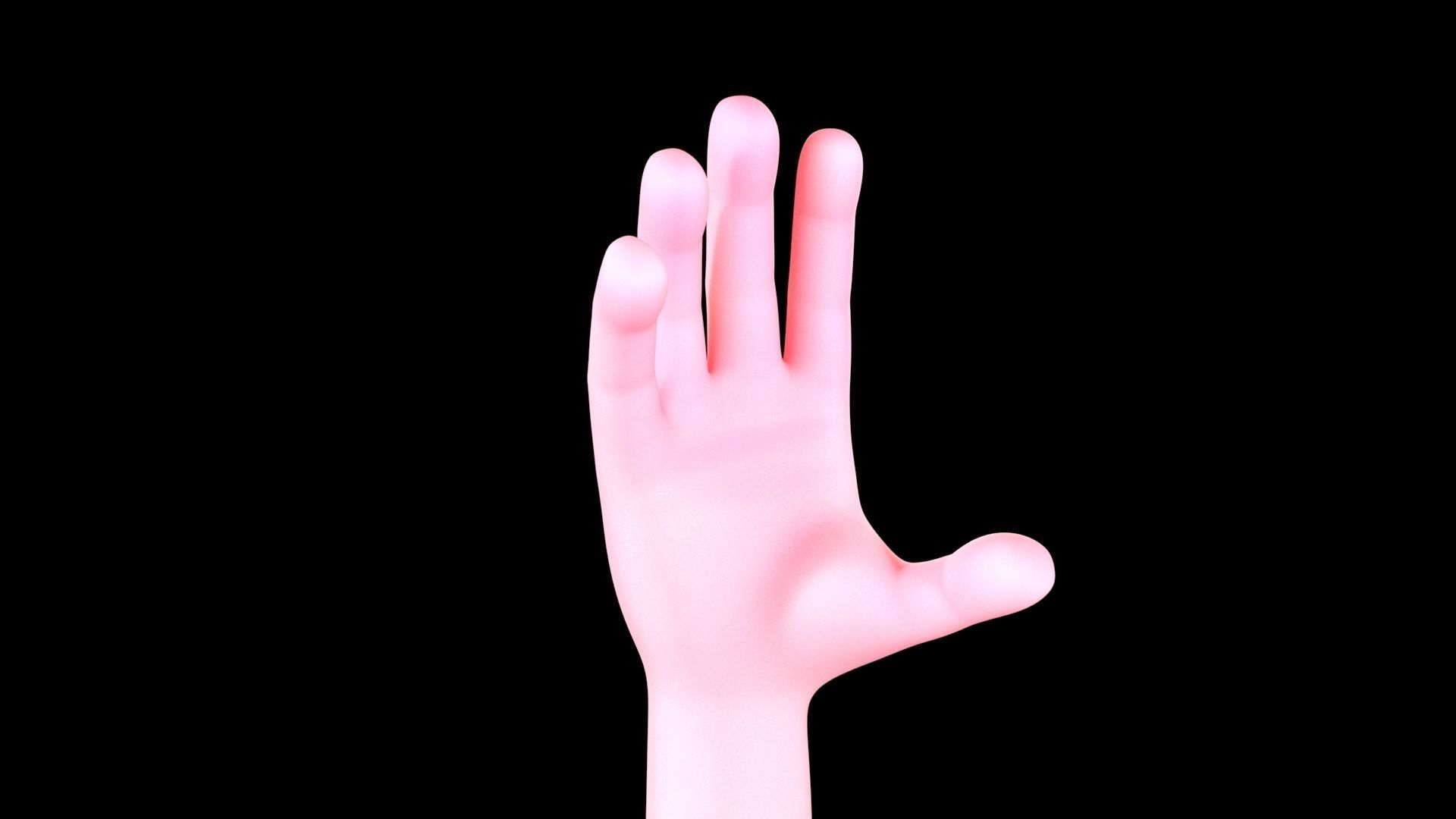 3D model Toon Hand Rig VR / AR / low-poly | CGTrader
