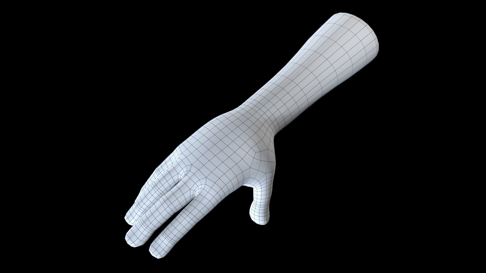 3D model Toon Hand Rig VR / AR / low-poly | CGTrader