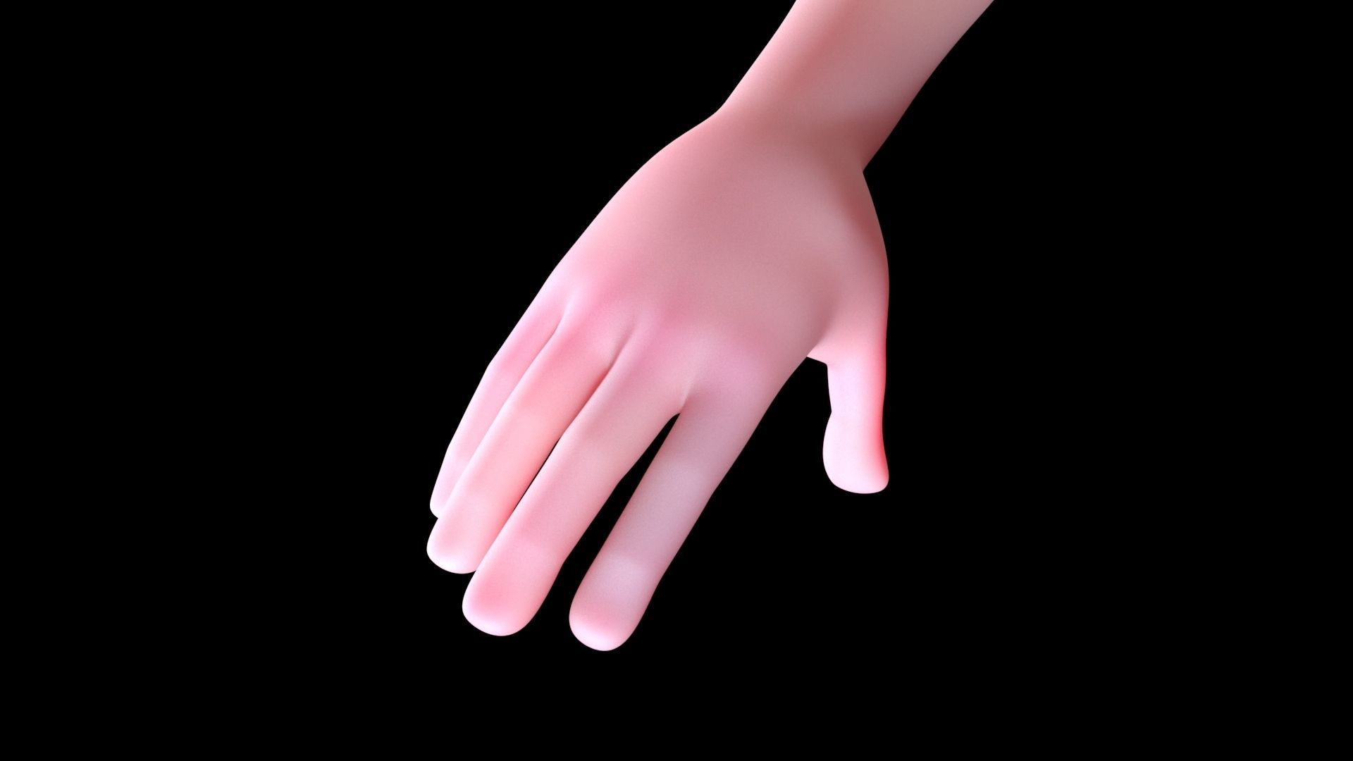 3D model Toon Hand Rig VR / AR / low-poly | CGTrader