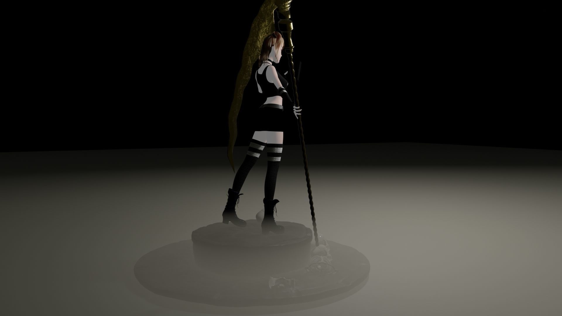 Misa aname death note free VR / AR / low-poly 3D model | CGTrader