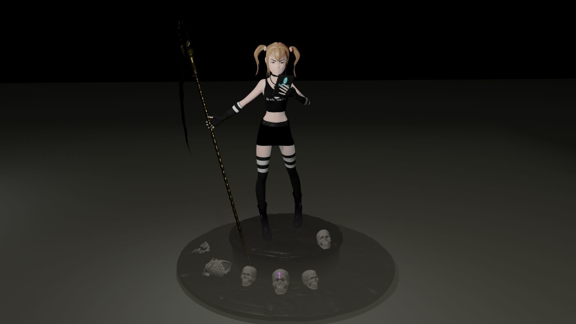 Misa aname death note free VR / AR / low-poly 3D model | CGTrader