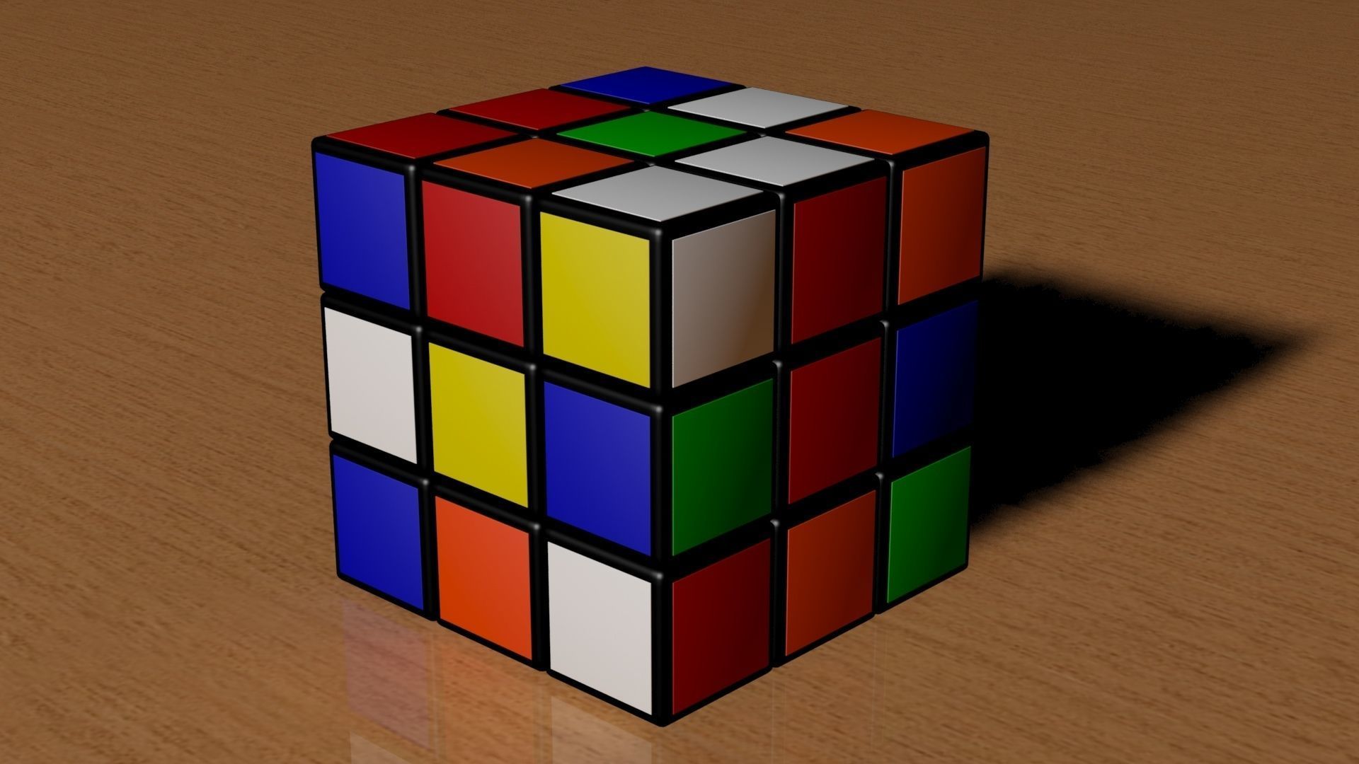 3x3 Scrambled Rubiks Cube 3D Model CGTrader 3x3 Scrambled Rubiks Cube 3D Model CGTrader