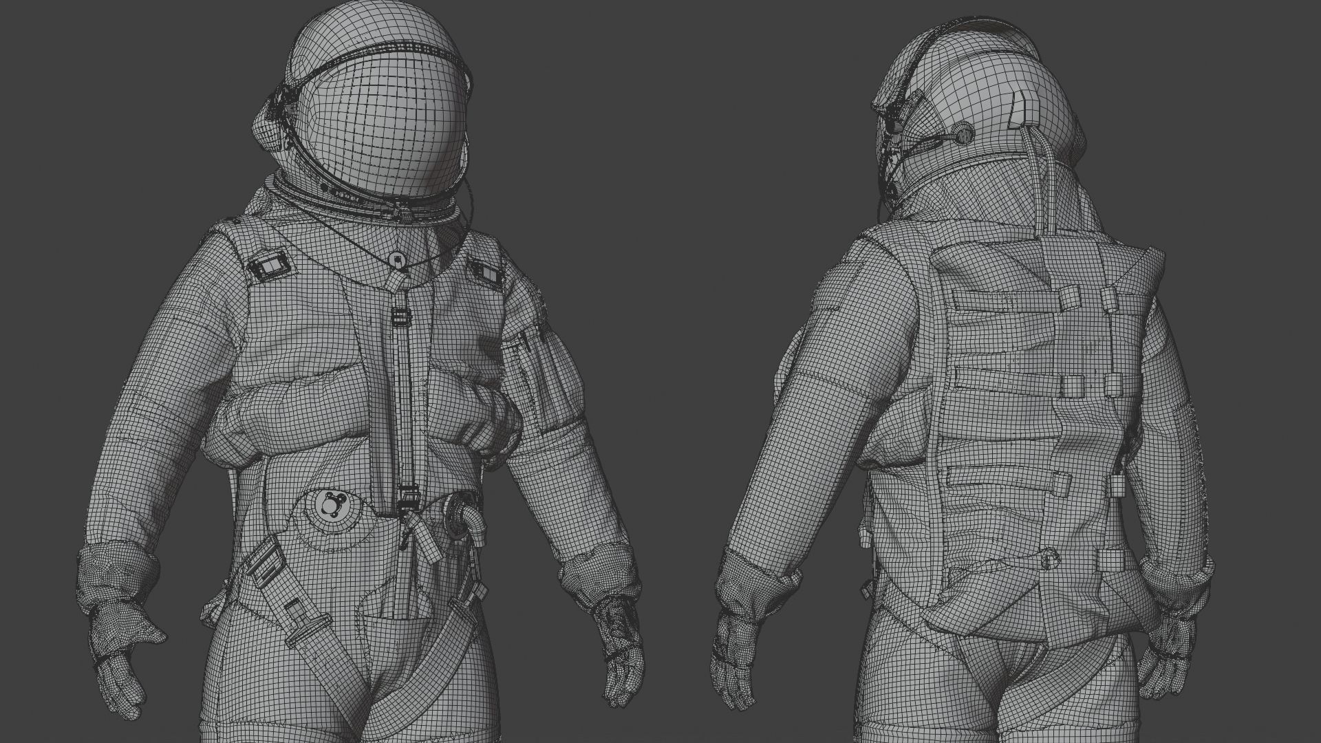 FLIGHT SUIT SR71 Pilot 3D model | CGTrader