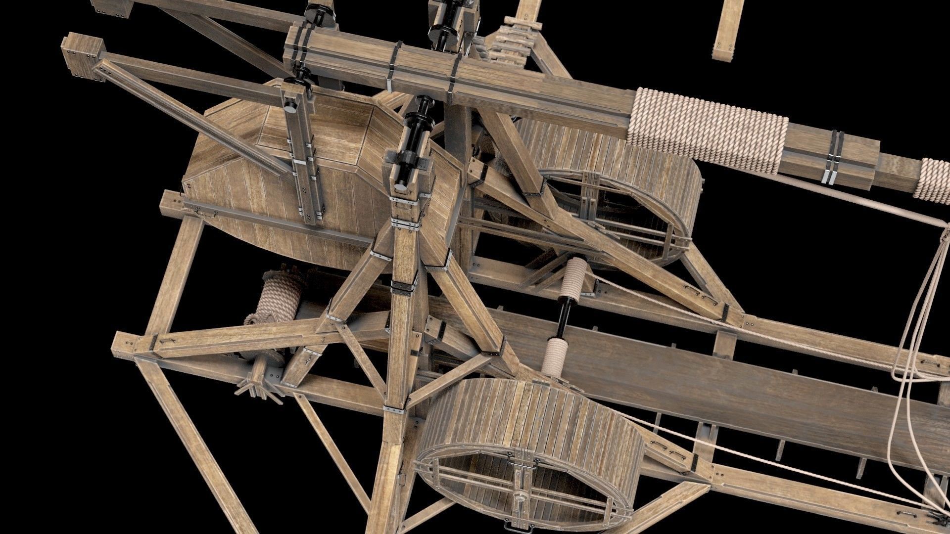 MEDIEVAL Trebuchet 3D model | CGTrader