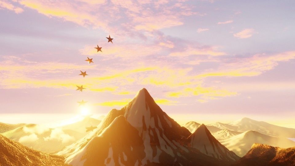 paramount logo animation in blender editable text 3D model animated ...