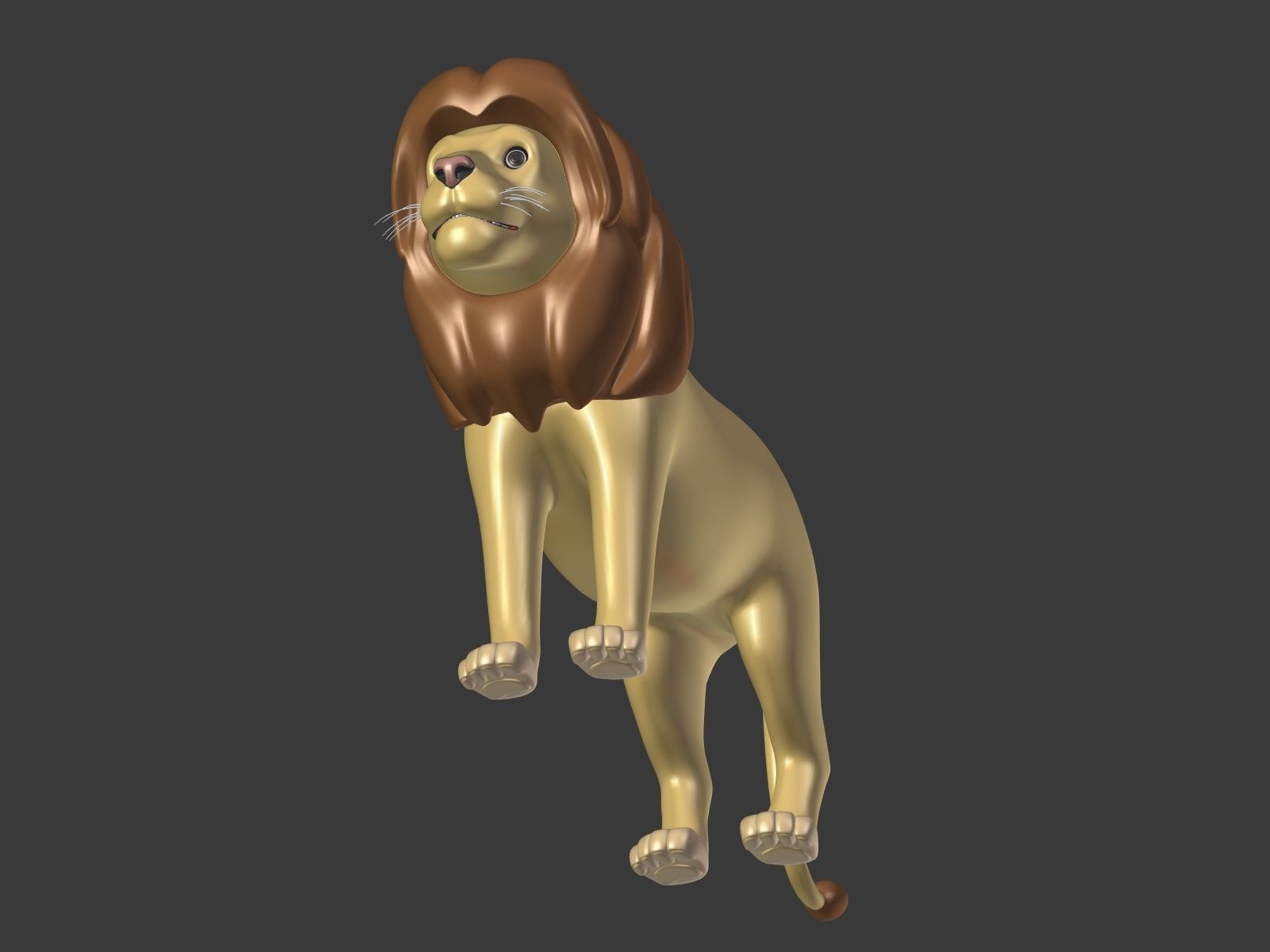 3D model Cartoon Lion VR / AR / low-poly | CGTrader