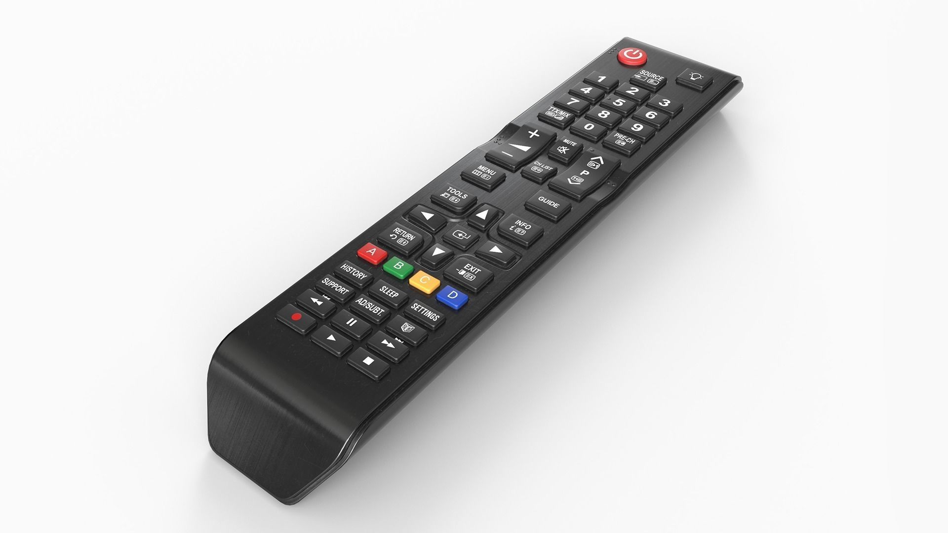 3D model Low-poly TV Remote VR / AR / low-poly | CGTrader