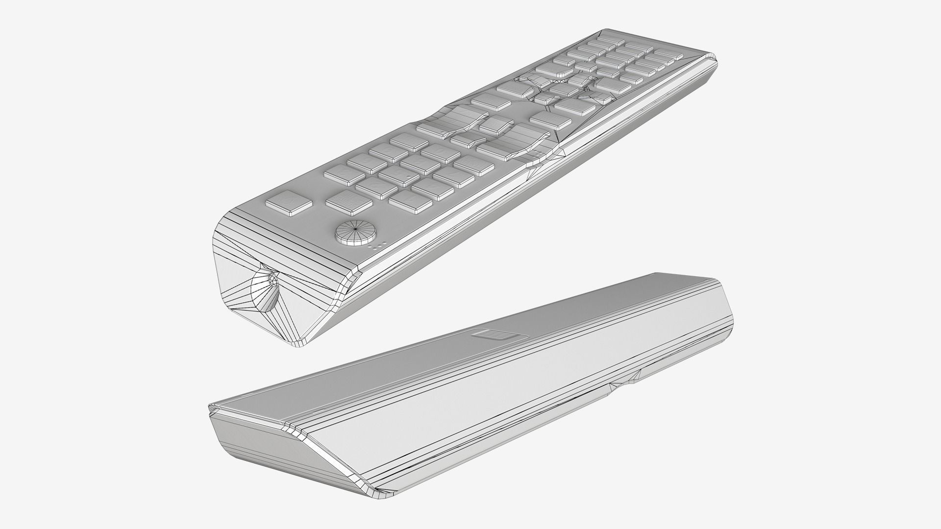 3D model Low-poly TV Remote VR / AR / low-poly | CGTrader