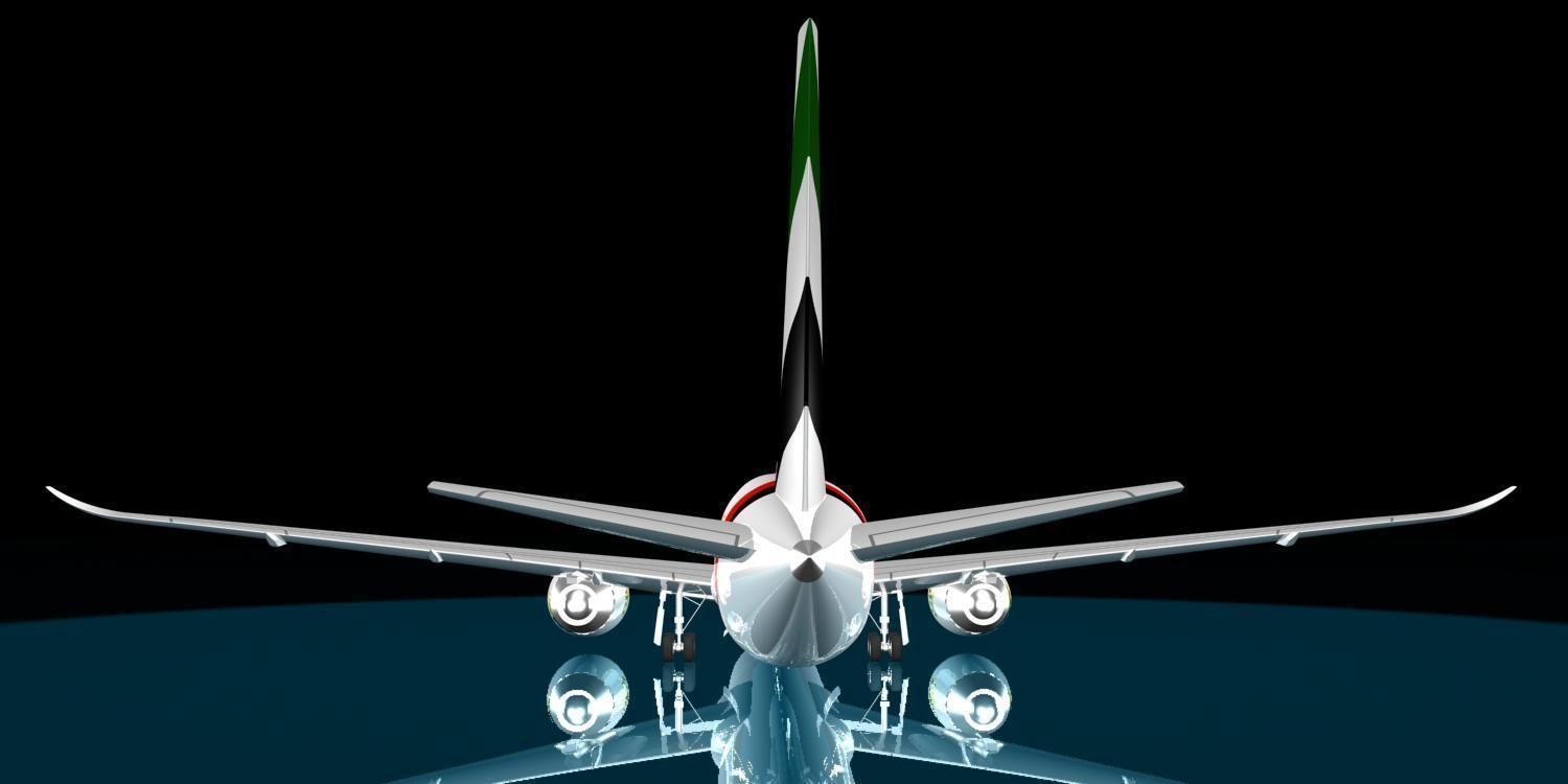 Emirates 787 - 9 Dreamliner 3D model | CGTrader