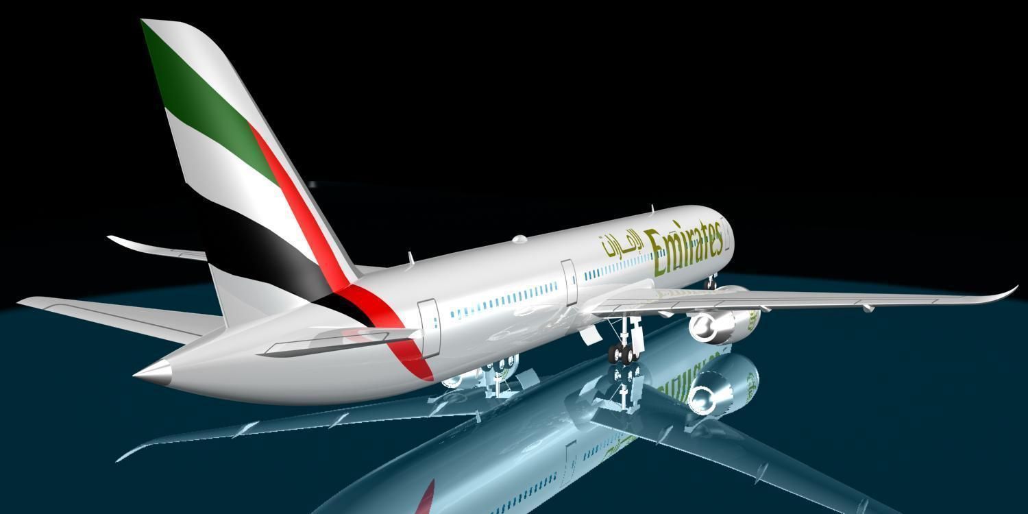Emirates 787 - 9 Dreamliner 3D model | CGTrader