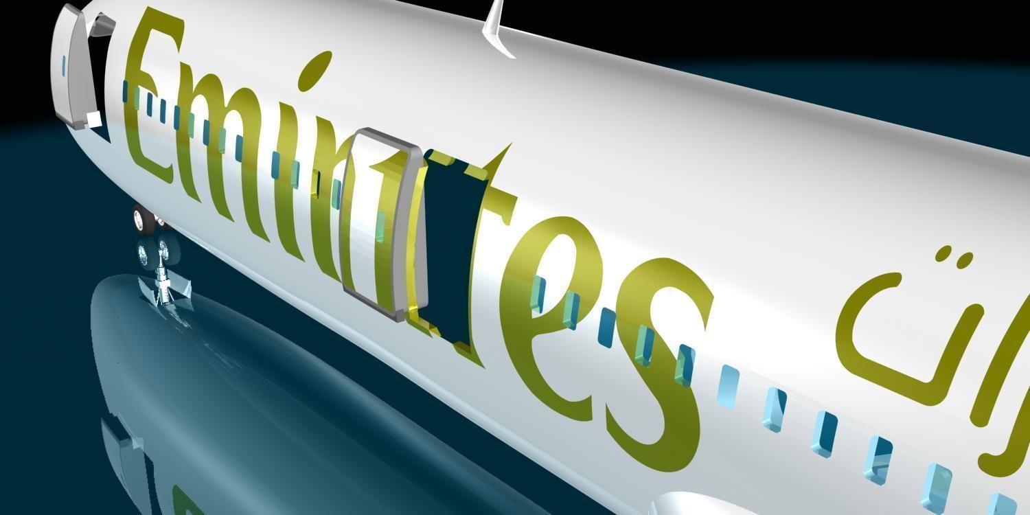 Emirates 787 - 9 Dreamliner 3D model | CGTrader