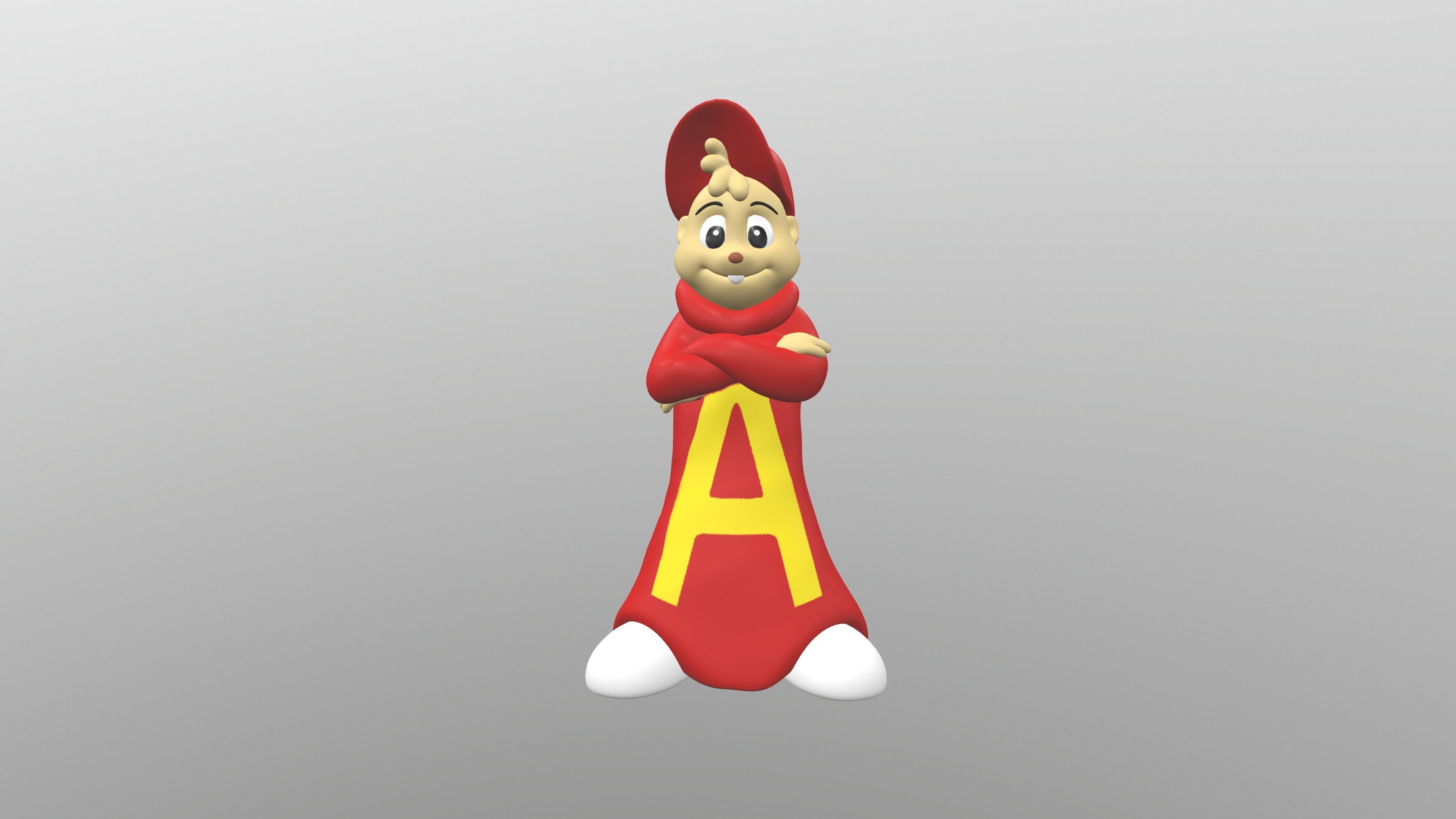 Alvin Cartoon Character 3D model 3D printable | CGTrader