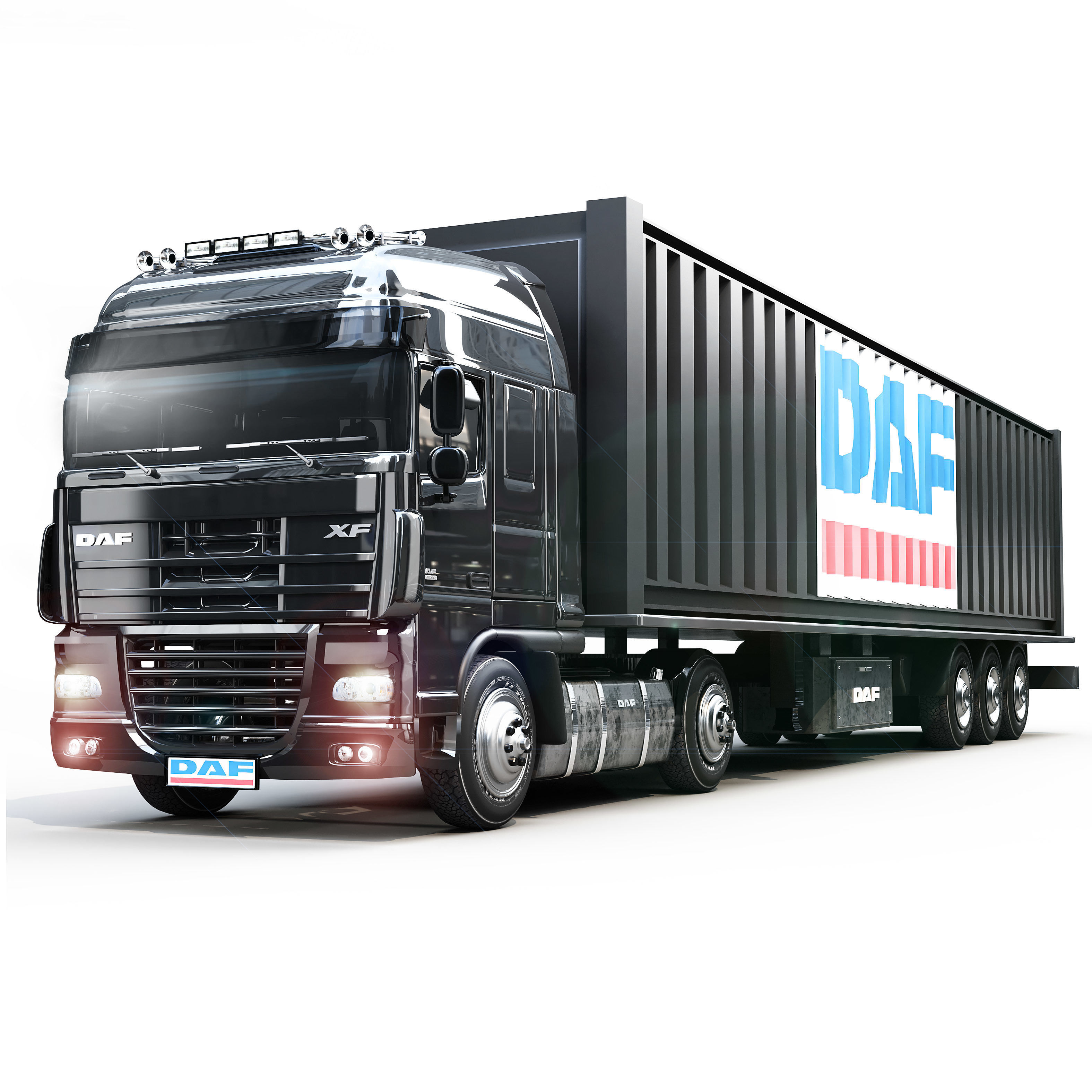 Daf xf 3D model | CGTrader