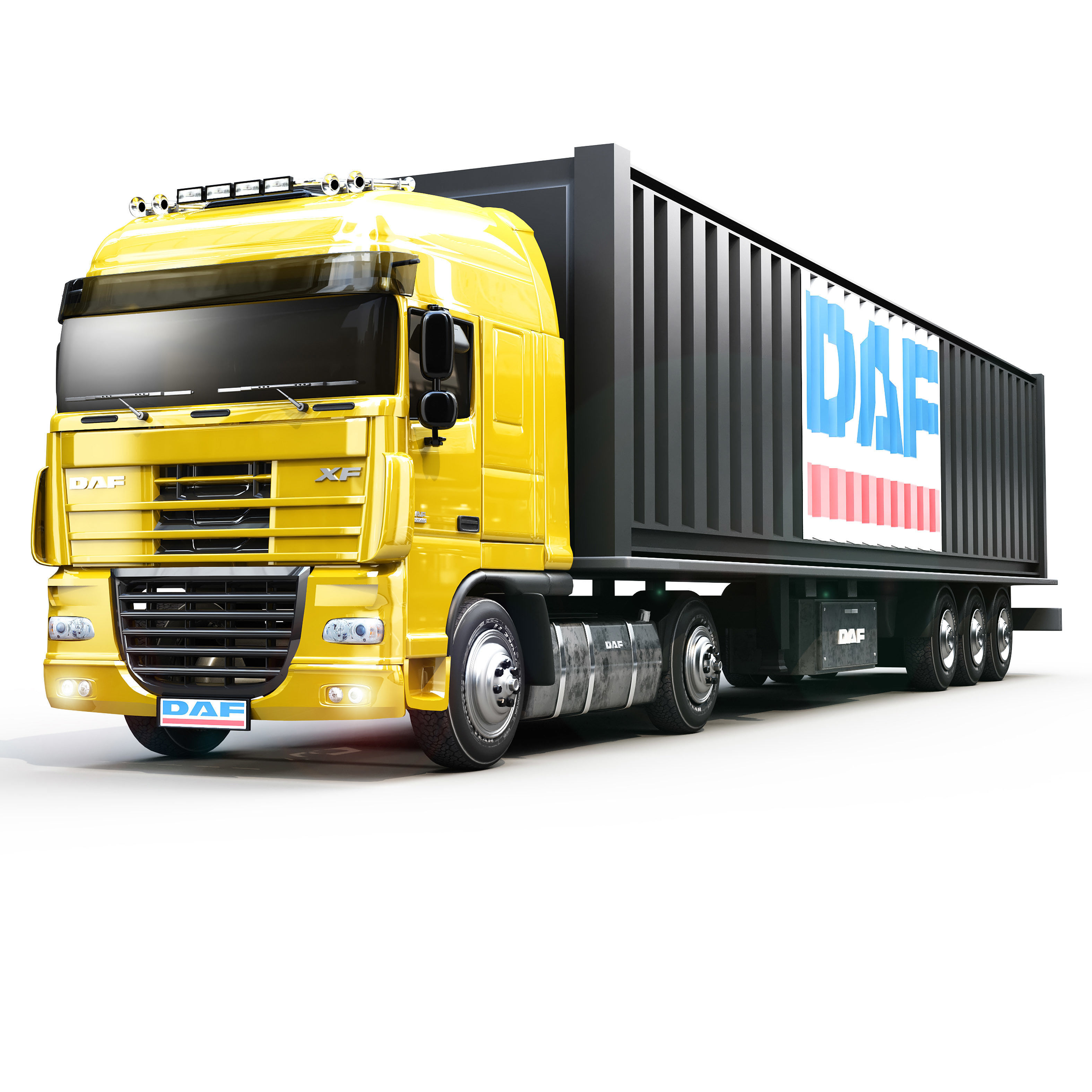 Daf xf 3D model | CGTrader
