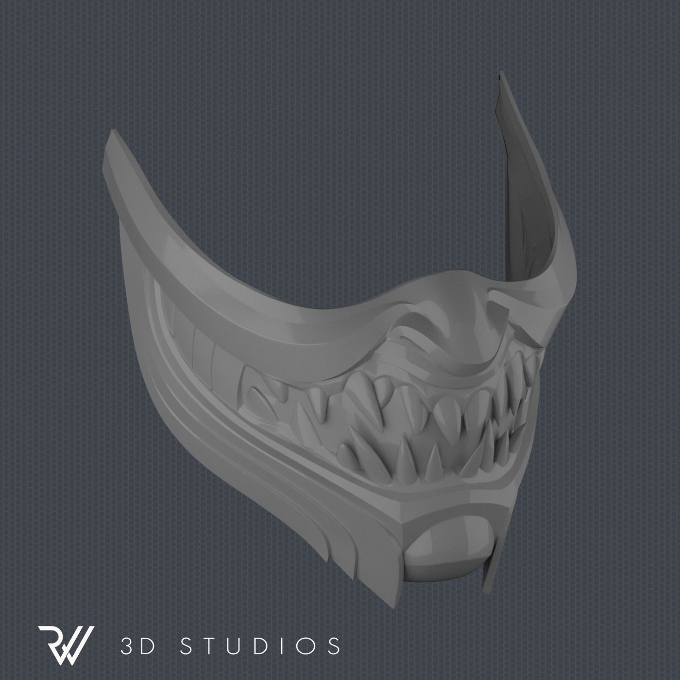 MK11 Scorpion Mask V8 - STL File 3D model 3D printable | CGTrader