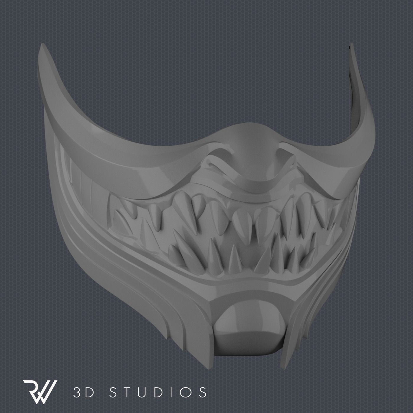 MK11 Scorpion Mask V8 - STL File 3D model 3D printable | CGTrader
