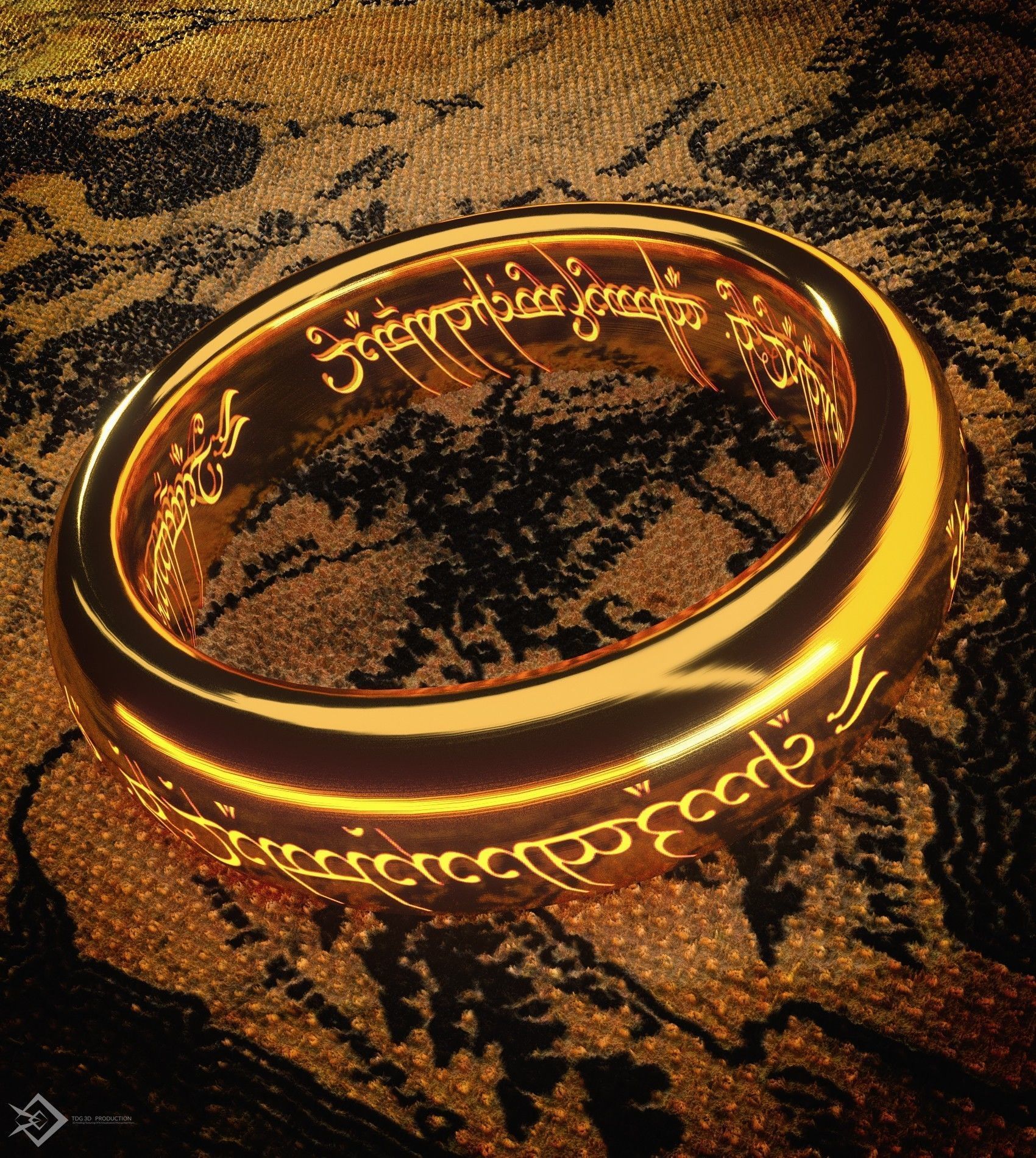 3D model sauron ring | CGTrader