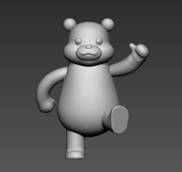 cartoon bear free 3D model 3D printable | CGTrader