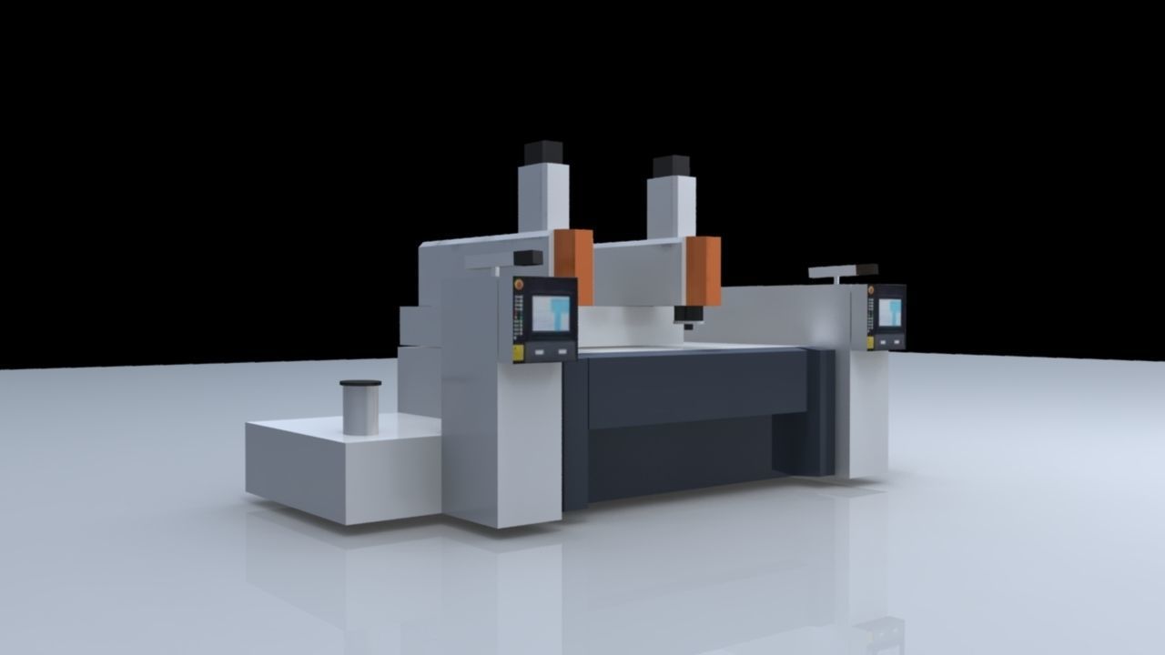NC machining 3D model | CGTrader