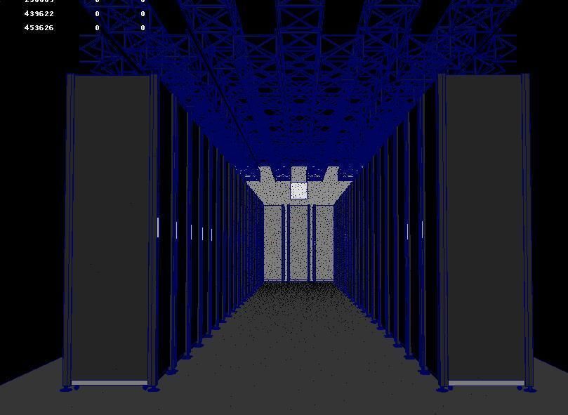 Server data center with rows of servers 3D model | CGTrader