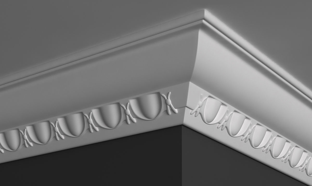 Simple Cornice Moulding 3D model 3D model | CGTrader