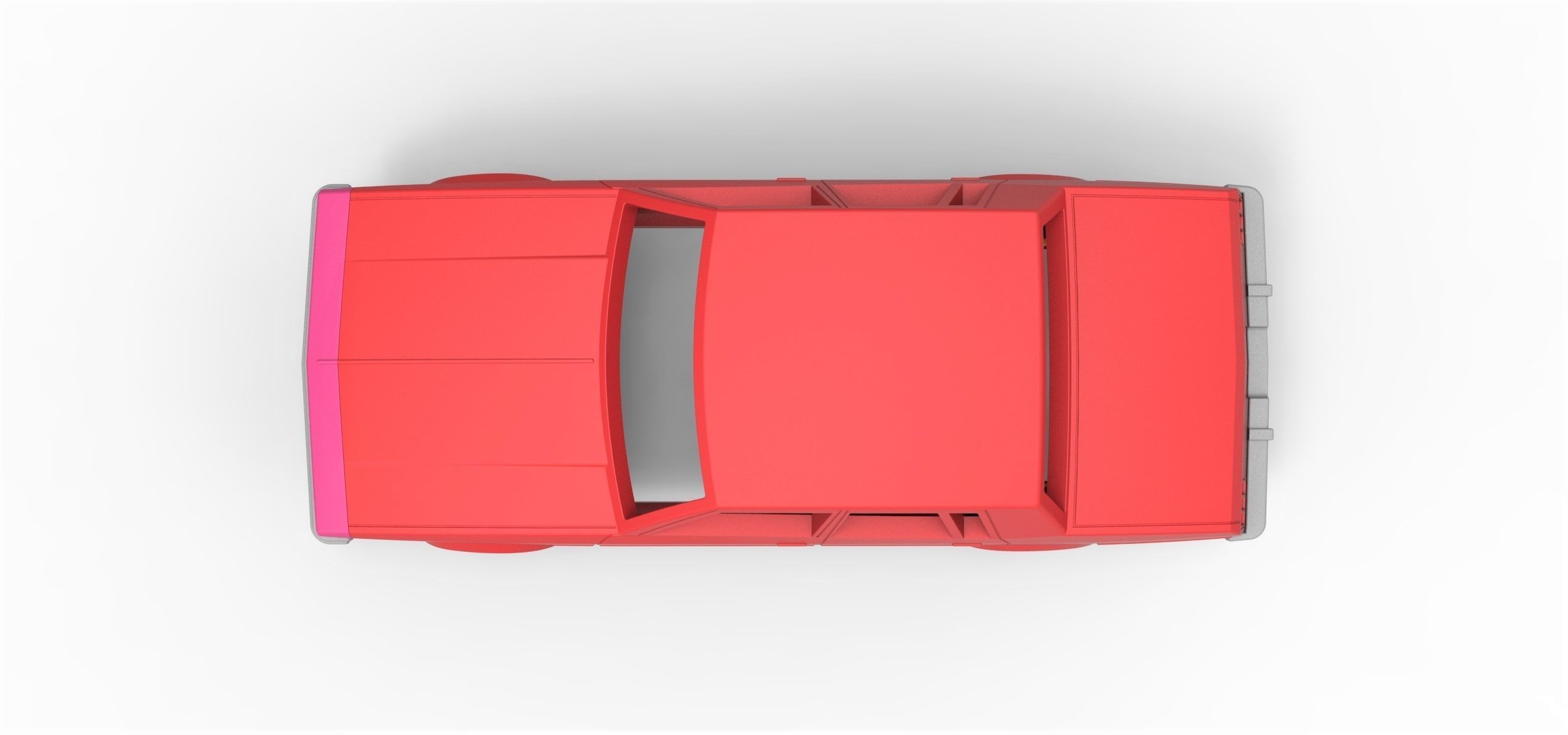 Shell and wheels Oldsmobile Cutlass Scale 1 to 43 3D model 3D printable ...