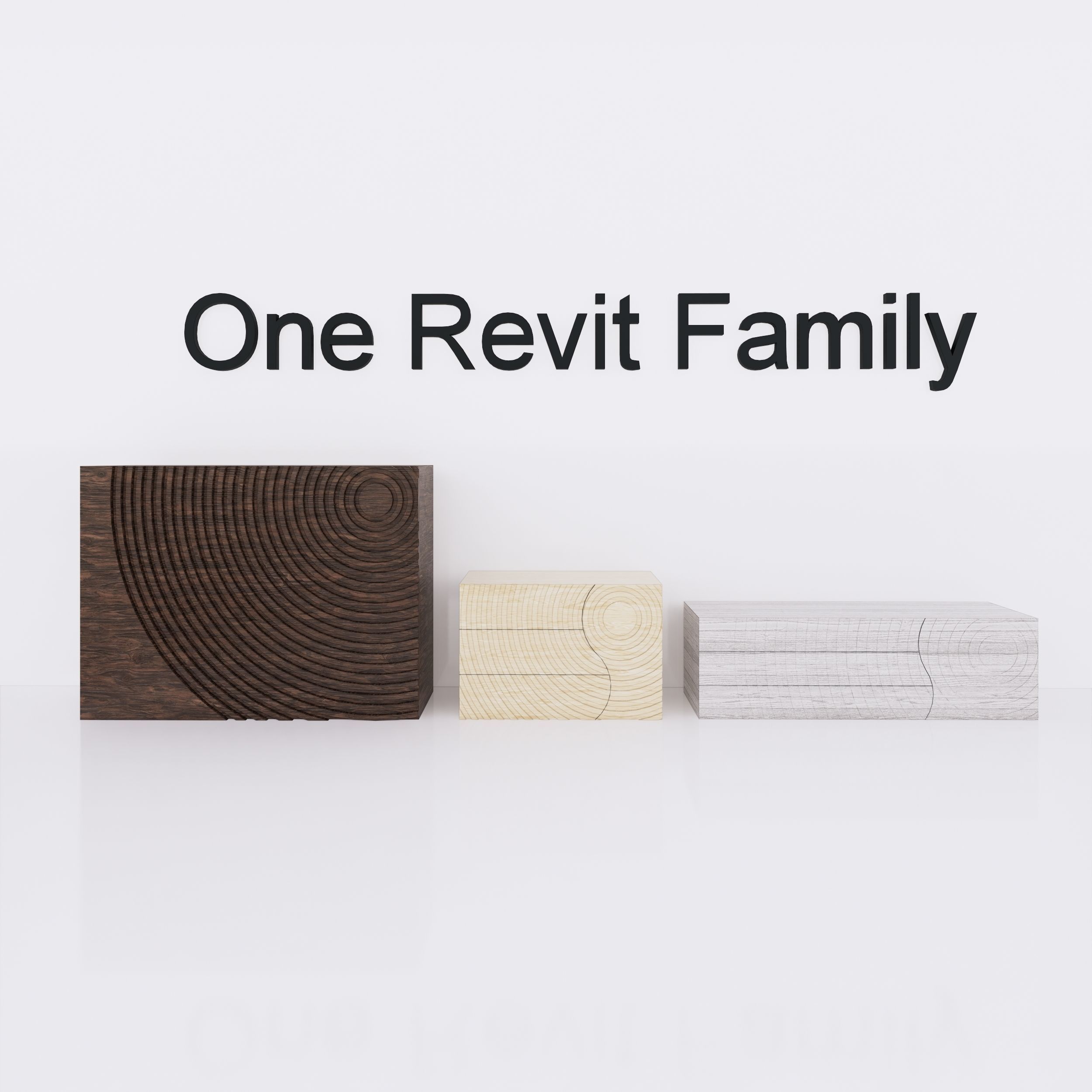 3D model Wardrobe 4 - Full parametric Revit Family VR / AR / low-poly ...