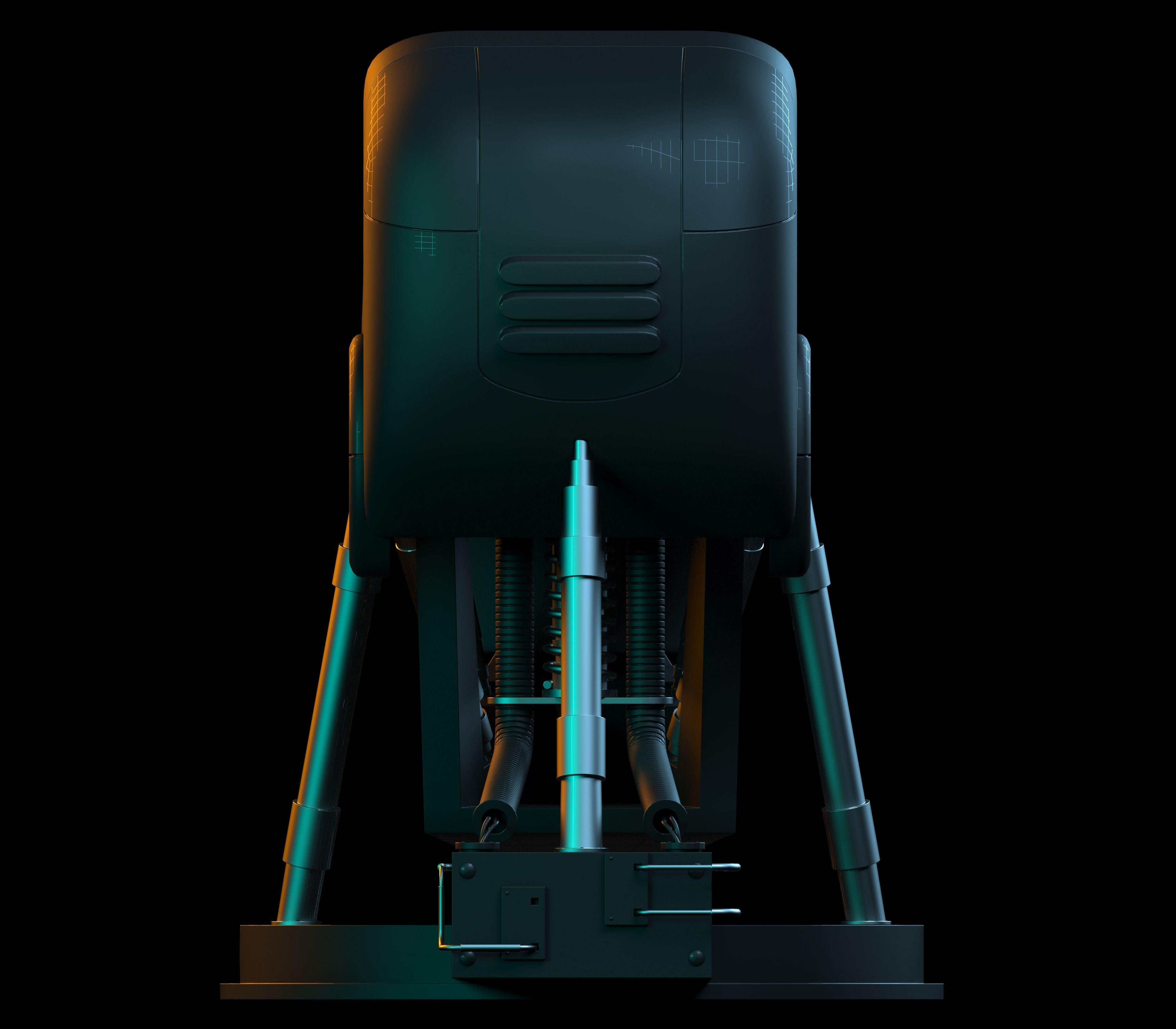 Robot ABC Warriors Head 3D model | CGTrader