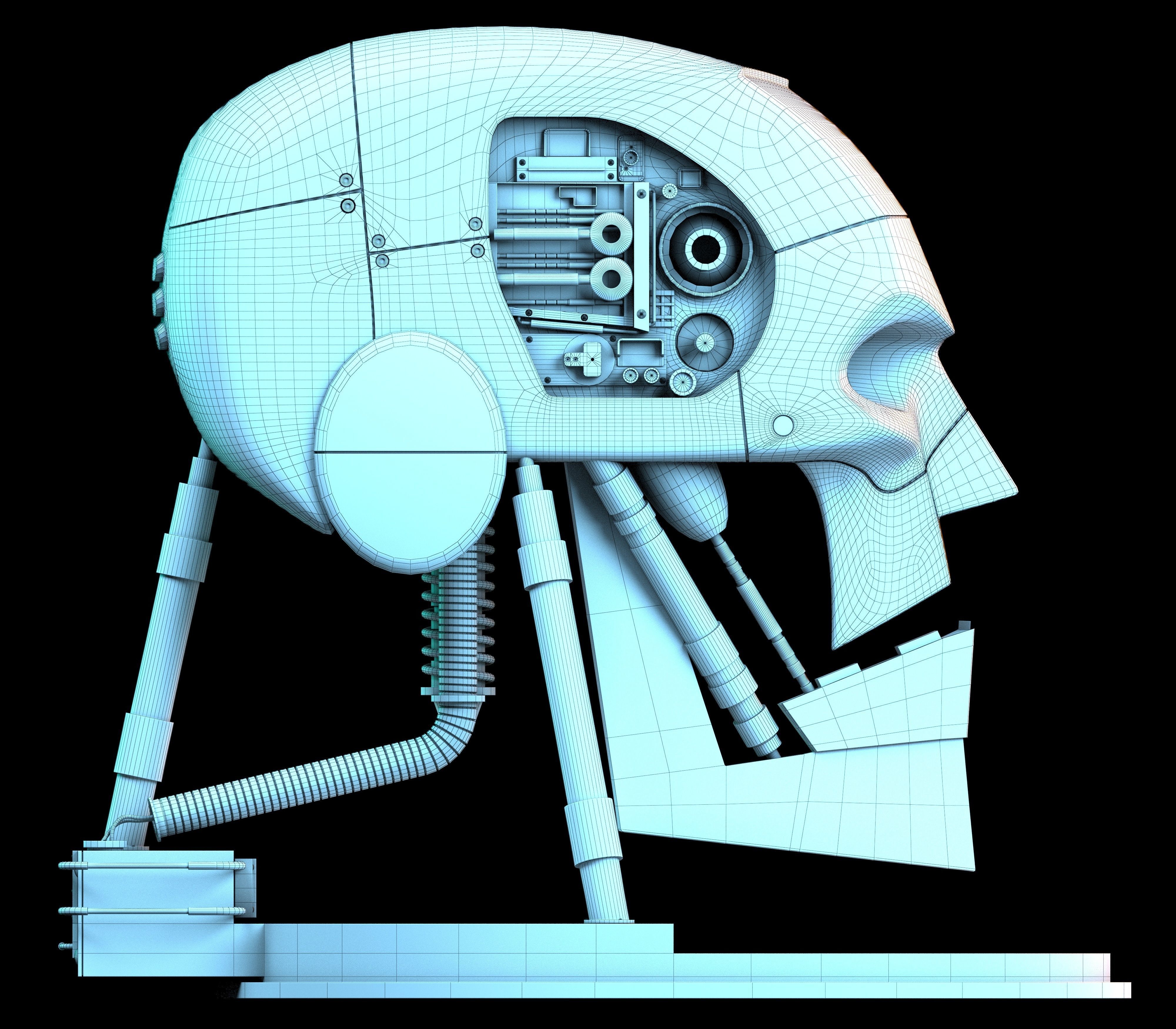 Robot ABC Warriors Head 3D model | CGTrader