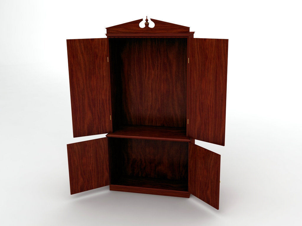 3D model Furniture - Armoire VR / AR / low-poly | CGTrader