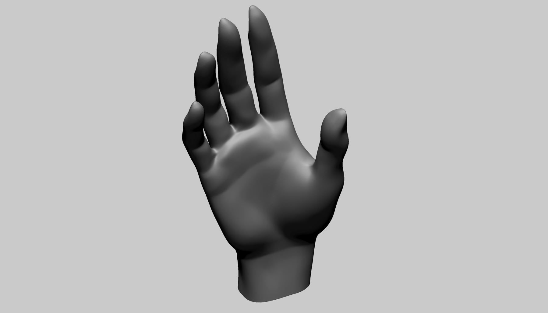 Female Hand Printable 3D model 3D printable | CGTrader