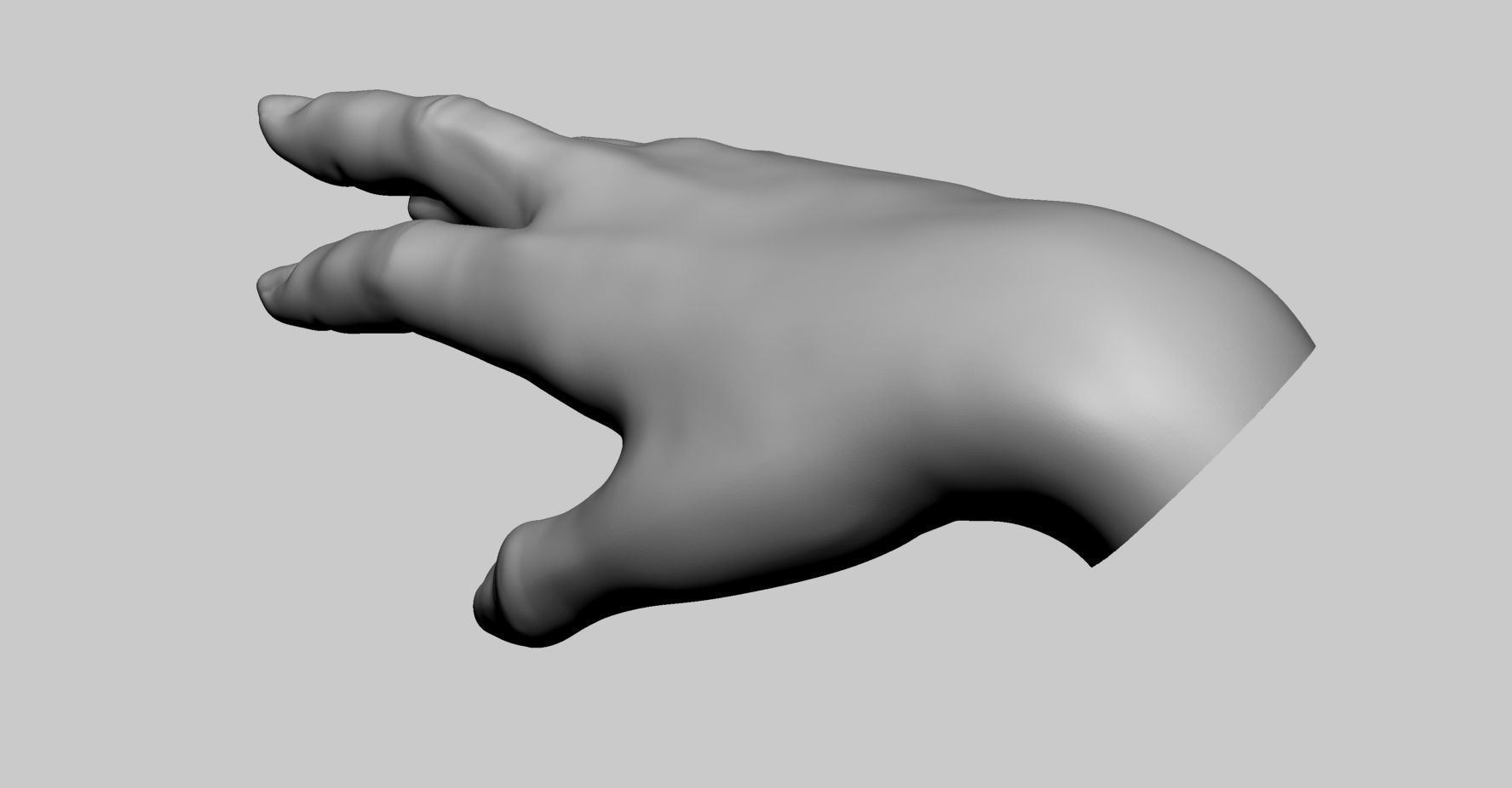 Female Hand Printable 3D model 3D printable | CGTrader