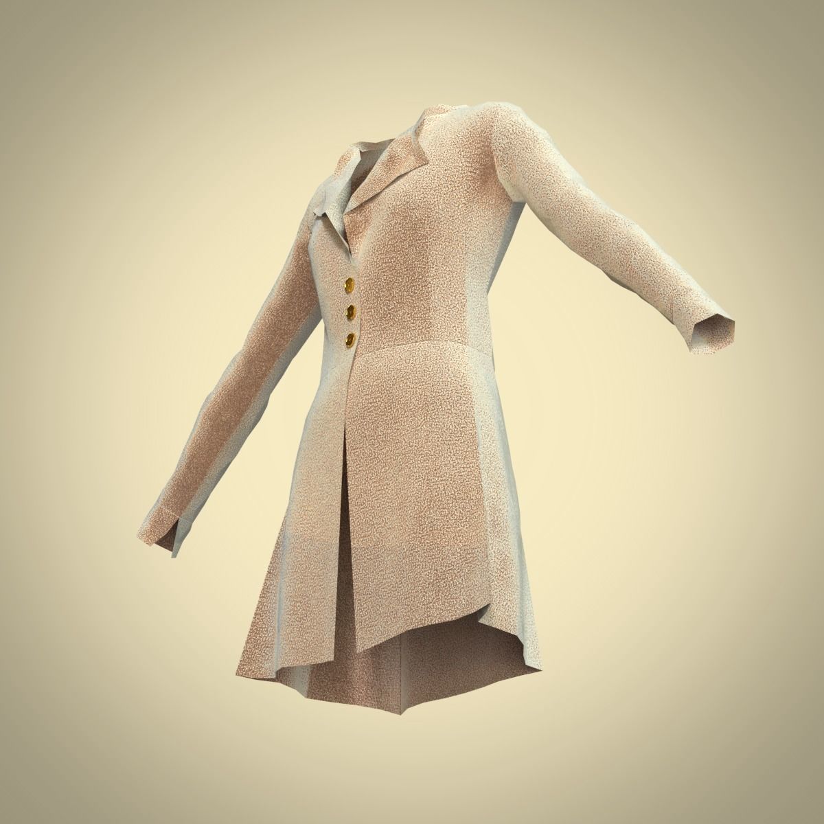 Winter coat 3D model | CGTrader