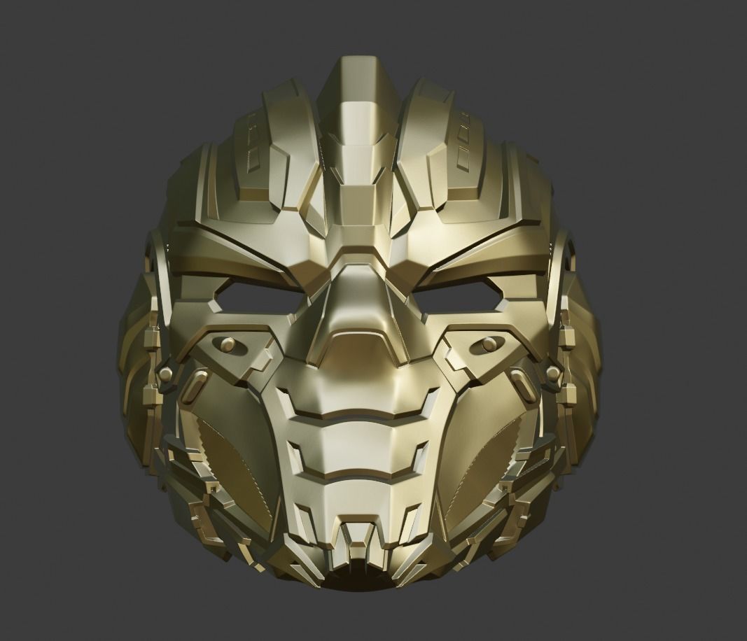 Cyrax cyber ninja helmet mask for face Mortal Kombat 9 10 11 3D model ...