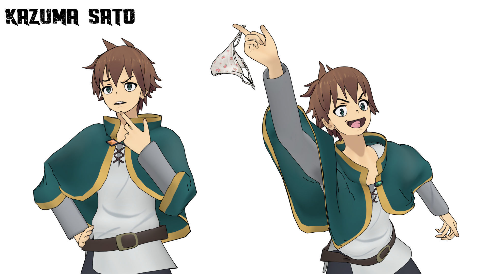 Kazuma Sato 3D model | CGTrader