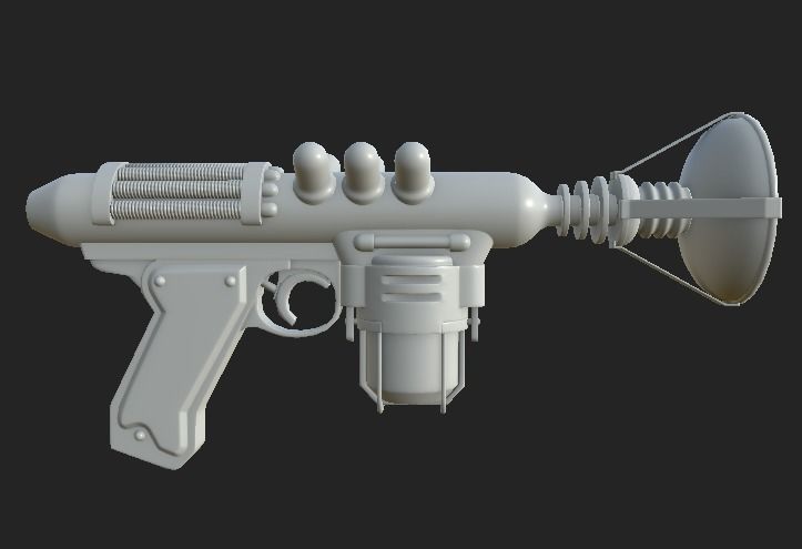 3D model Pulse Gun VR / AR / low-poly | CGTrader