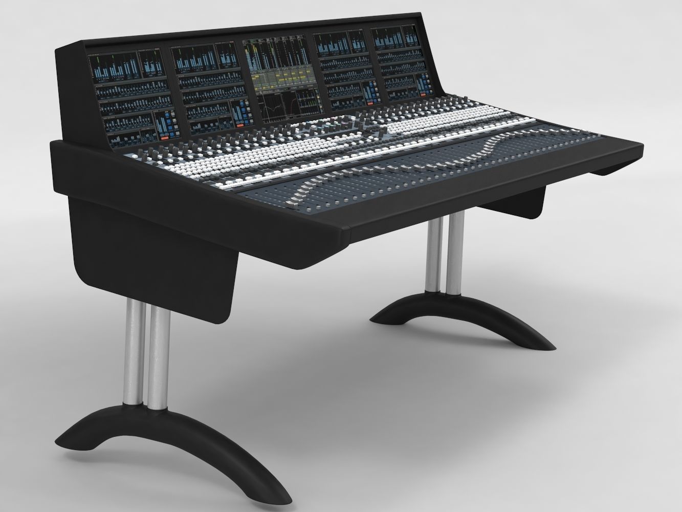Solid State Logic SSL C10 HD Digital Broadcast Console 3D model | CGTrader