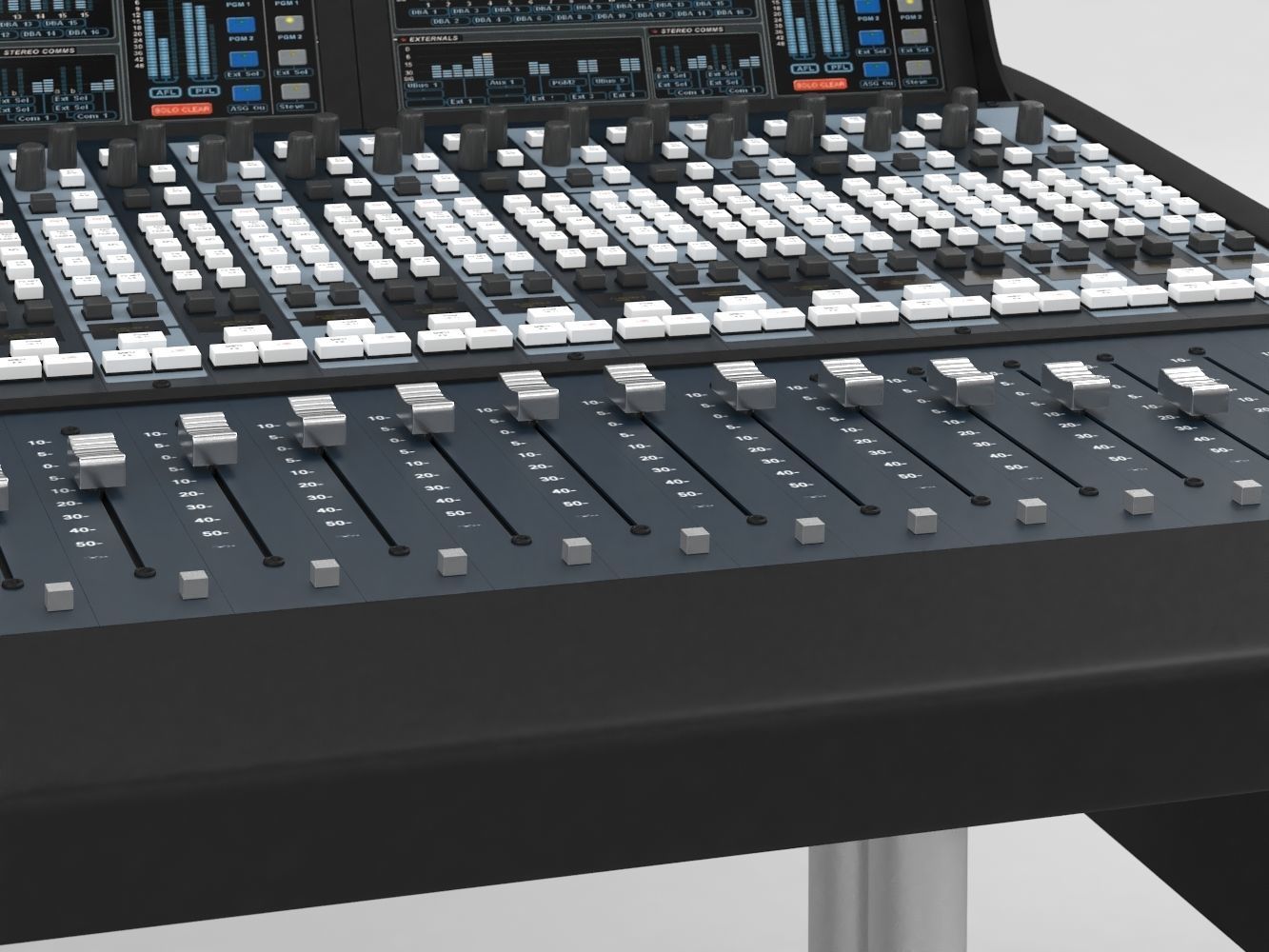 Solid State Logic SSL C10 HD Digital Broadcast Console 3D model | CGTrader