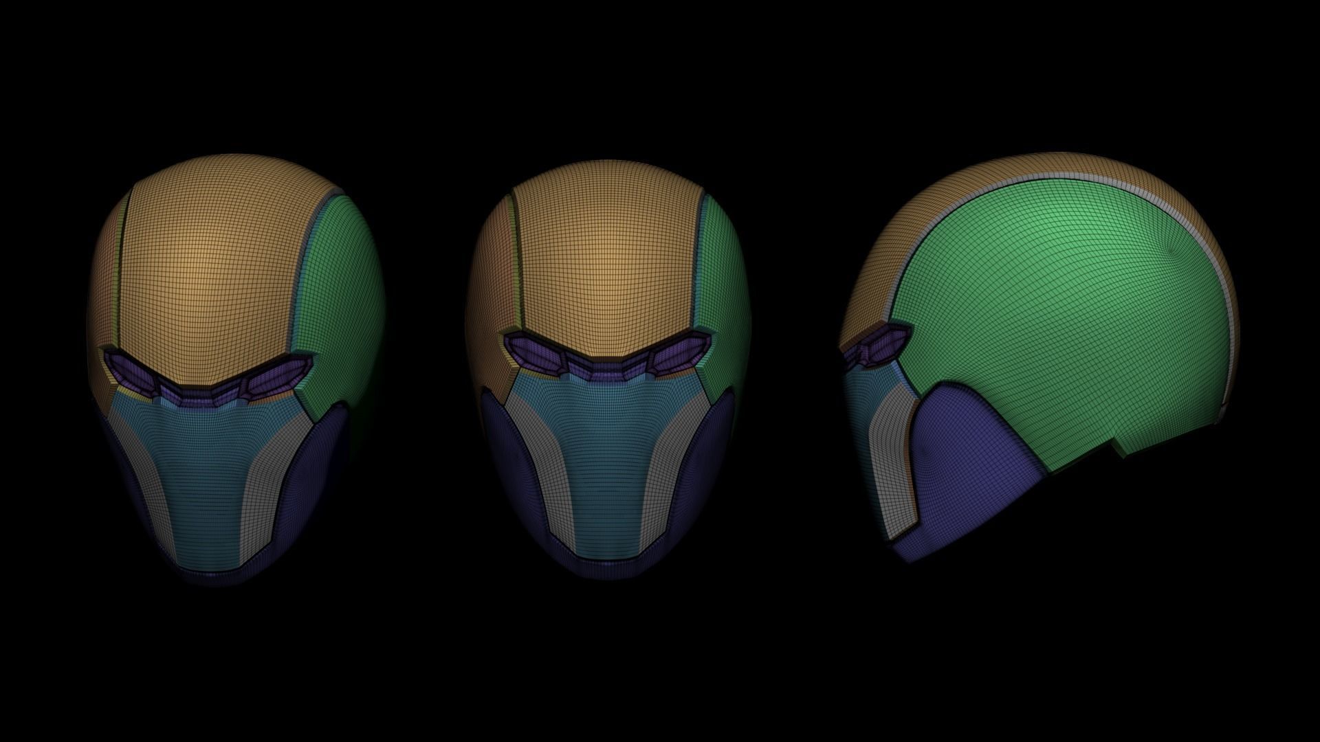 Red Hood Helmet free 3D model | CGTrader