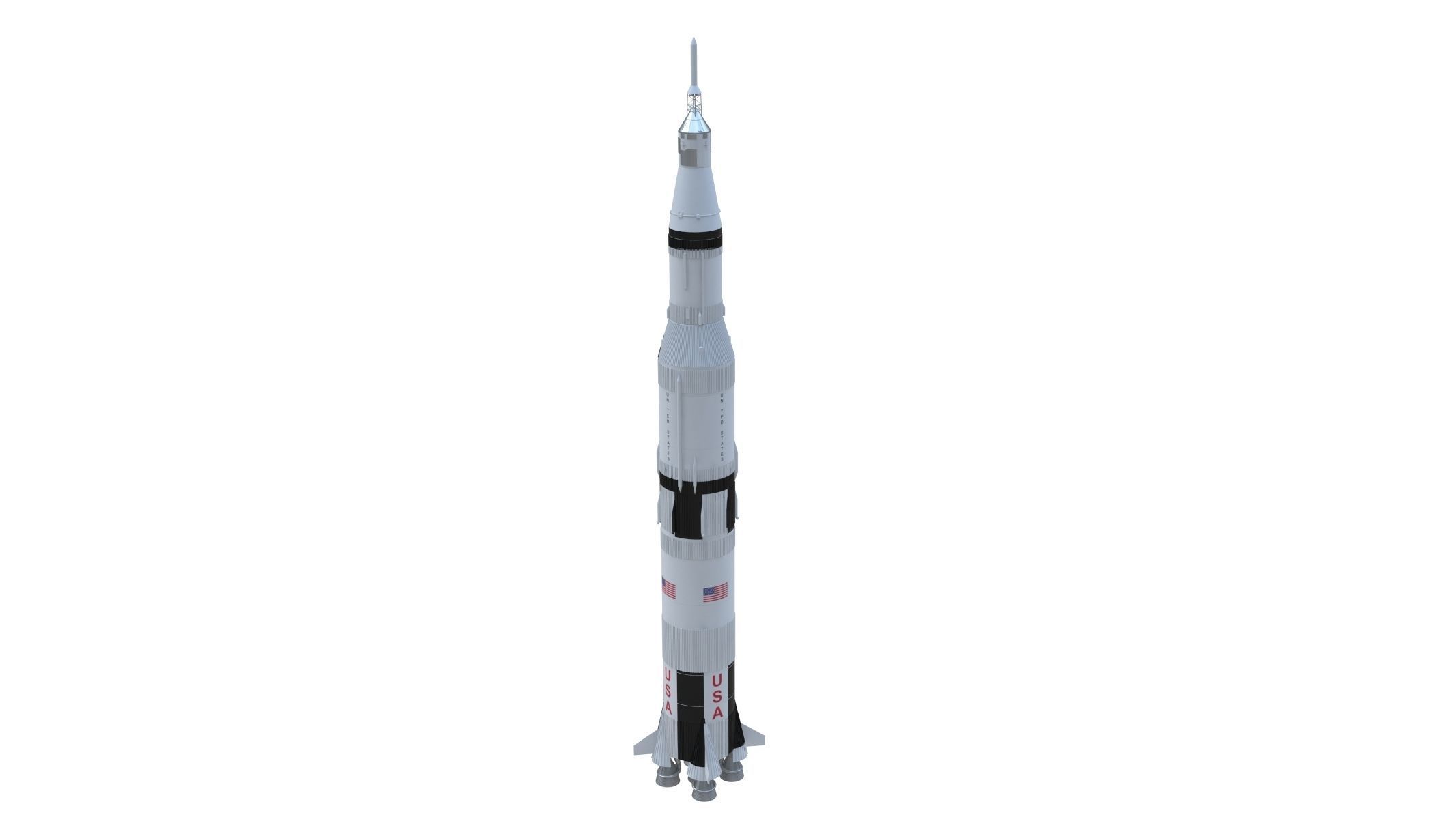 7 Models NASA Space Rockets Collection 3D model | CGTrader