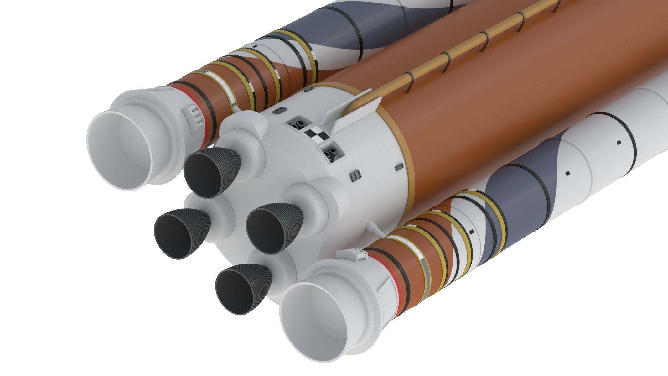 7 Models NASA Space Rockets Collection 3D model | CGTrader