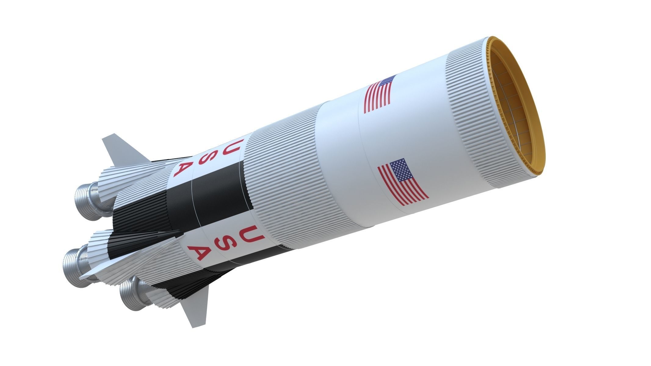 7 Models NASA Space Rockets Collection 3D model | CGTrader