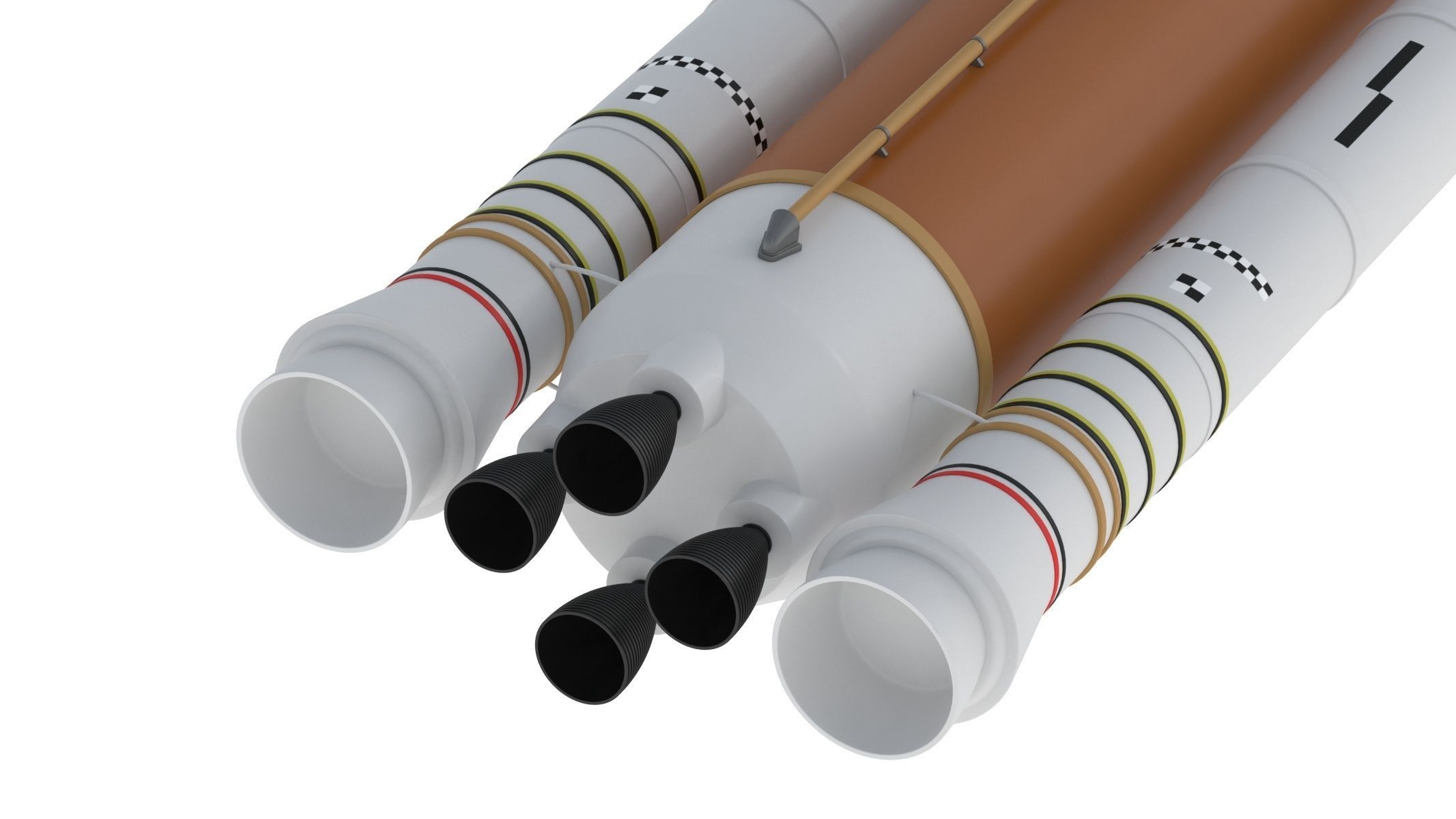 7 Models NASA Space Rockets Collection 3D model | CGTrader