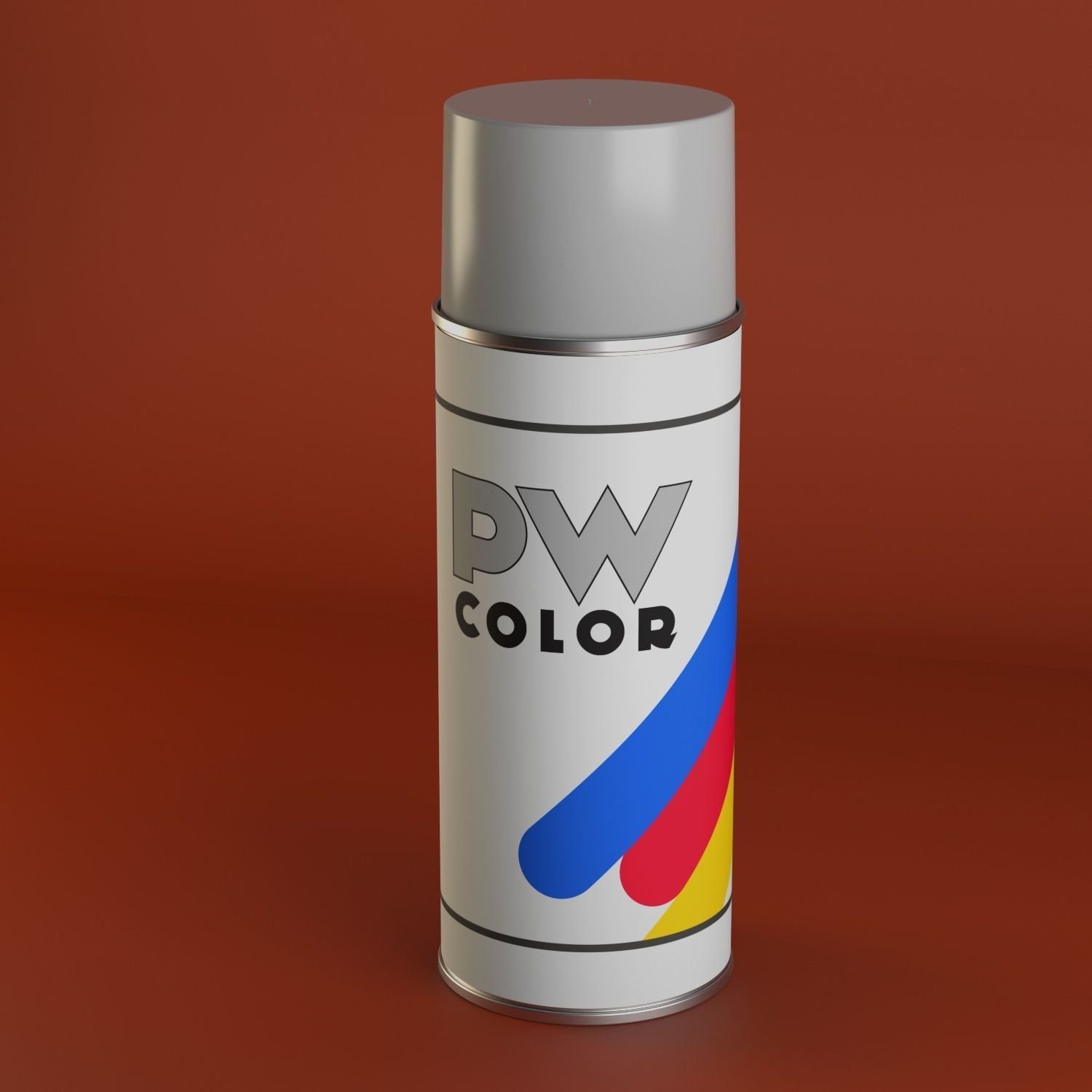 Spraycan dw color spray can mockup 3D model | CGTrader