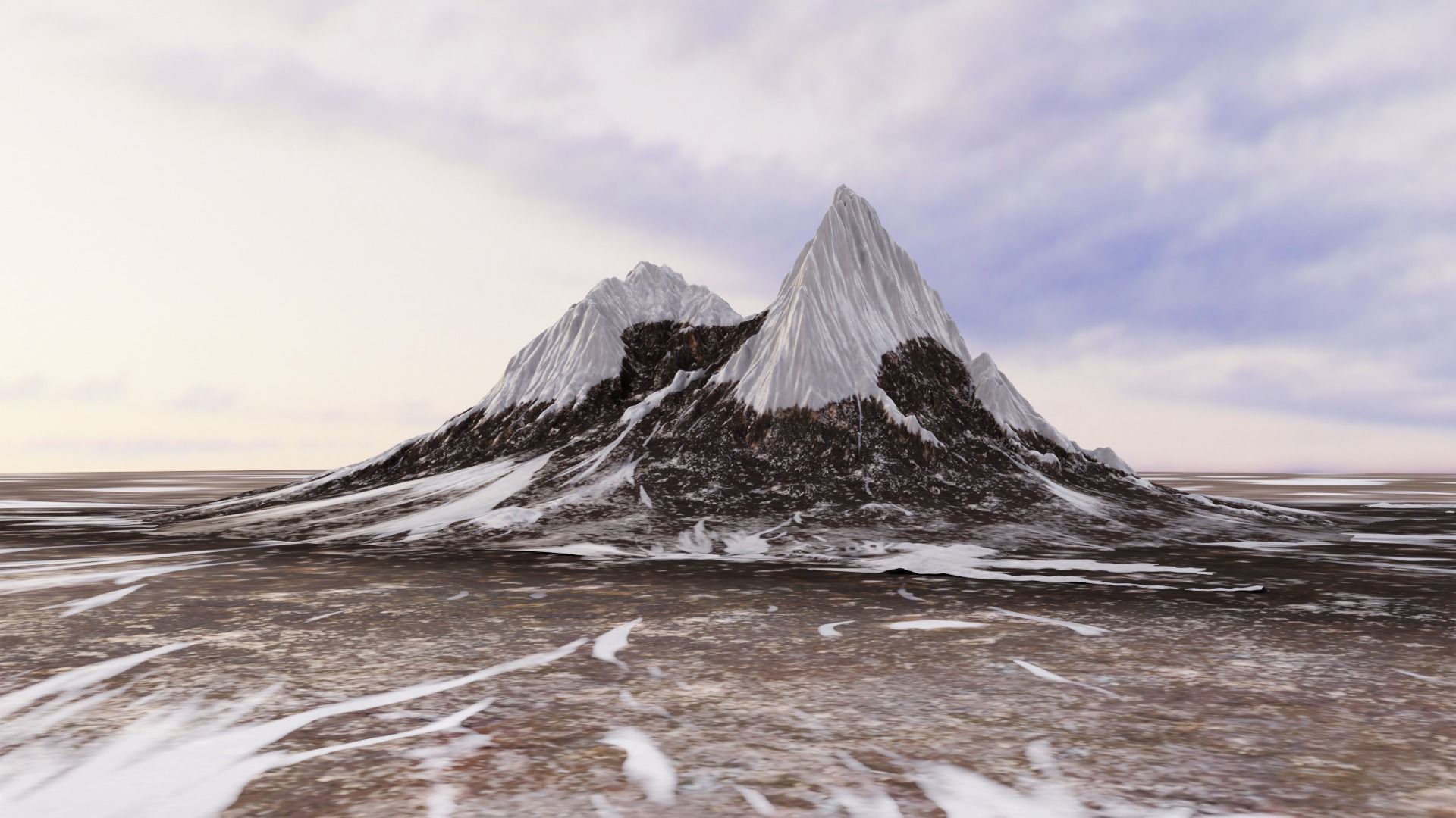 Mountain in the Himalayas 3D model | CGTrader