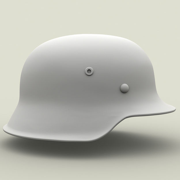 SPM-002-M42-01Print WWII period M42 German helmet 3D model 3D printable ...