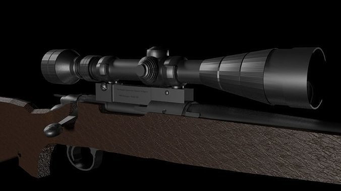 M40 Sniper free VR / AR / low-poly 3D model | CGTrader