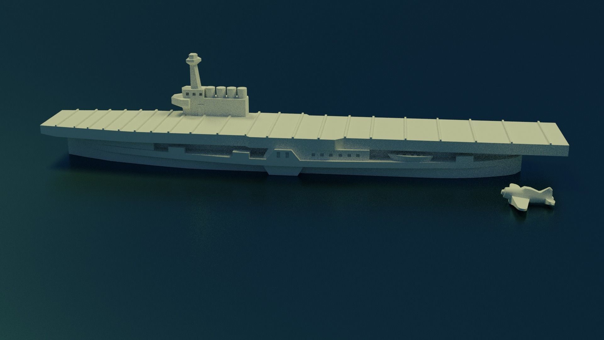 USS Wolverine 3D model 3D printable | CGTrader